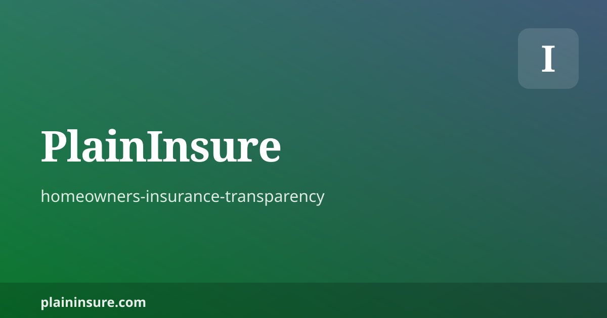 Browse Homeowners Insurance by ZIP Code | PlainInsure